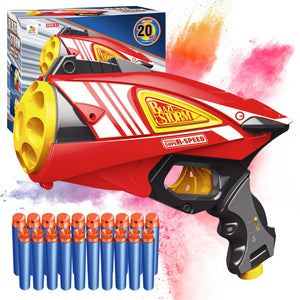 Red Semi Auto Foam Blaster Gun Toy For Sale